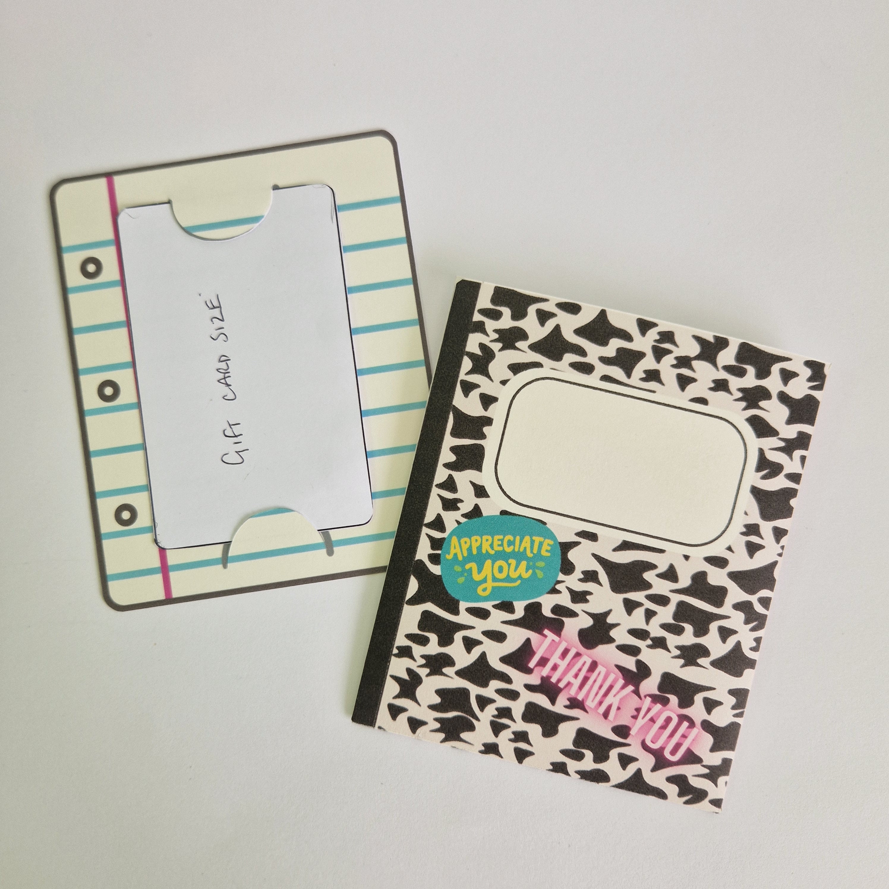 Gift Card Holder for Teacher Appreciation Week. Printable Gifts for ...