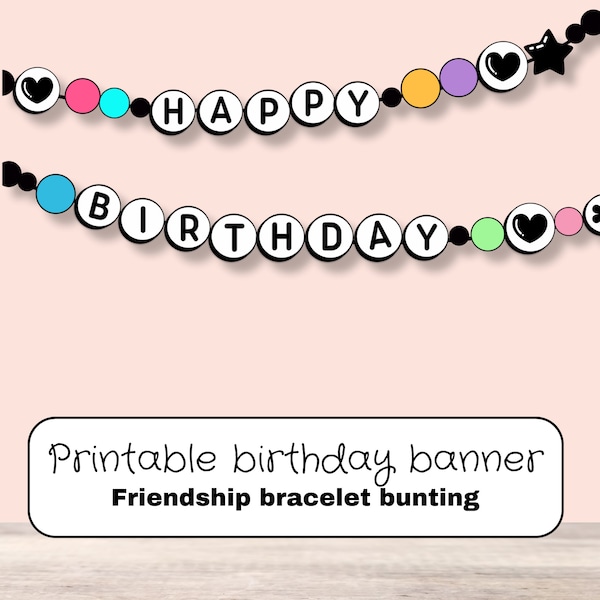 Friendship Bracelet Banner - Etsy