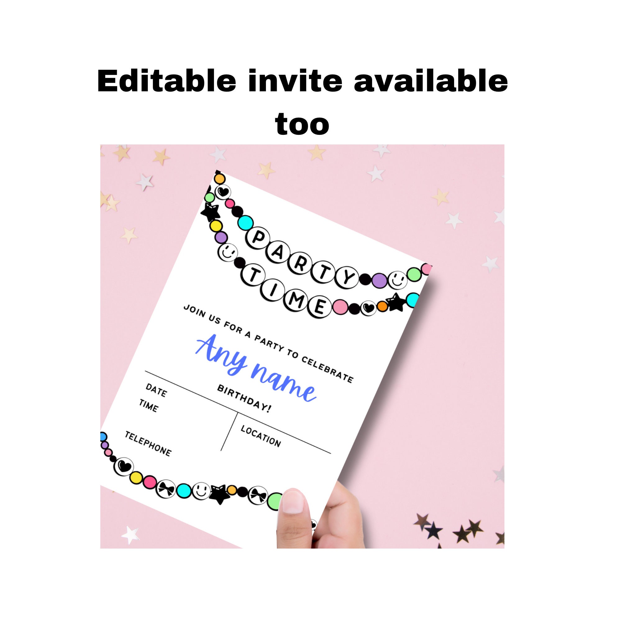 Printable Bookmarks. Friendship Bracelet Letters.swift Inspired ...