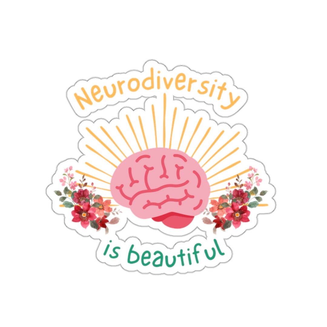 Neurodiversity is Beautiful Kiss-cut Stickers - Etsy
