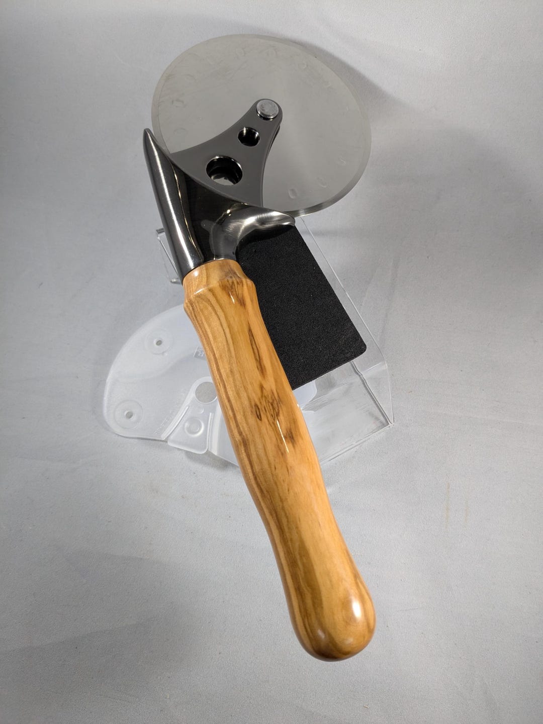 Pizza Cutter Olive Wood Handle - Etsy