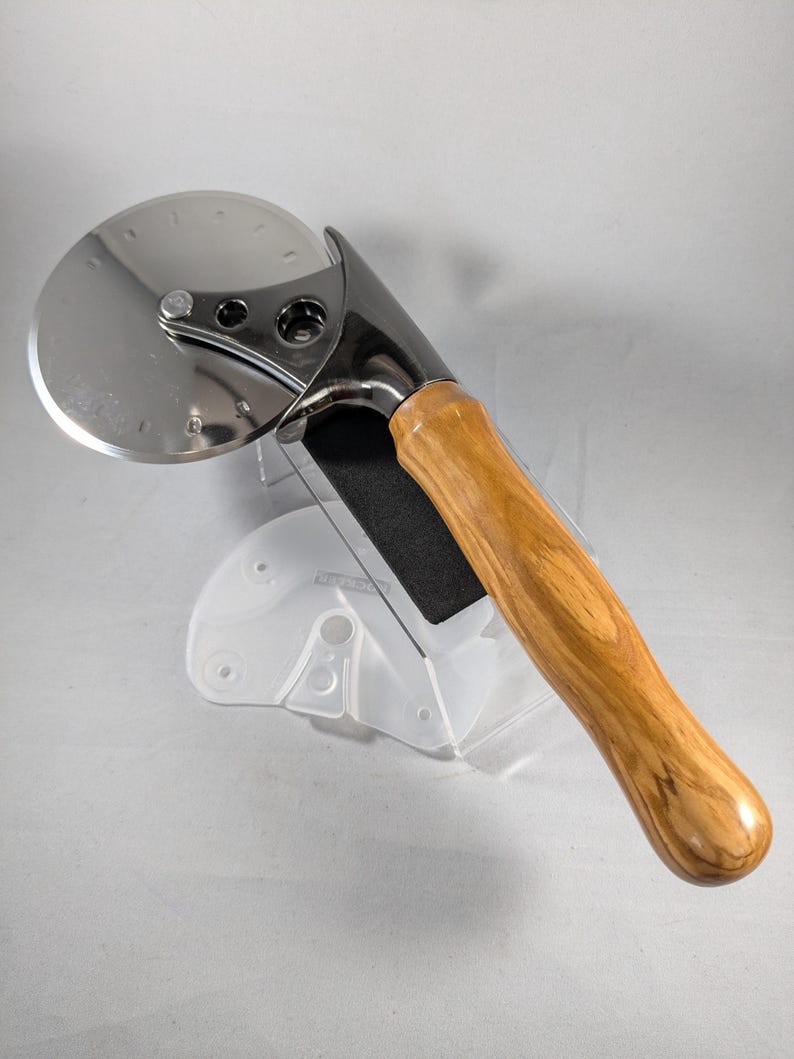 Pizza Cutter Olive Wood Handle - Etsy