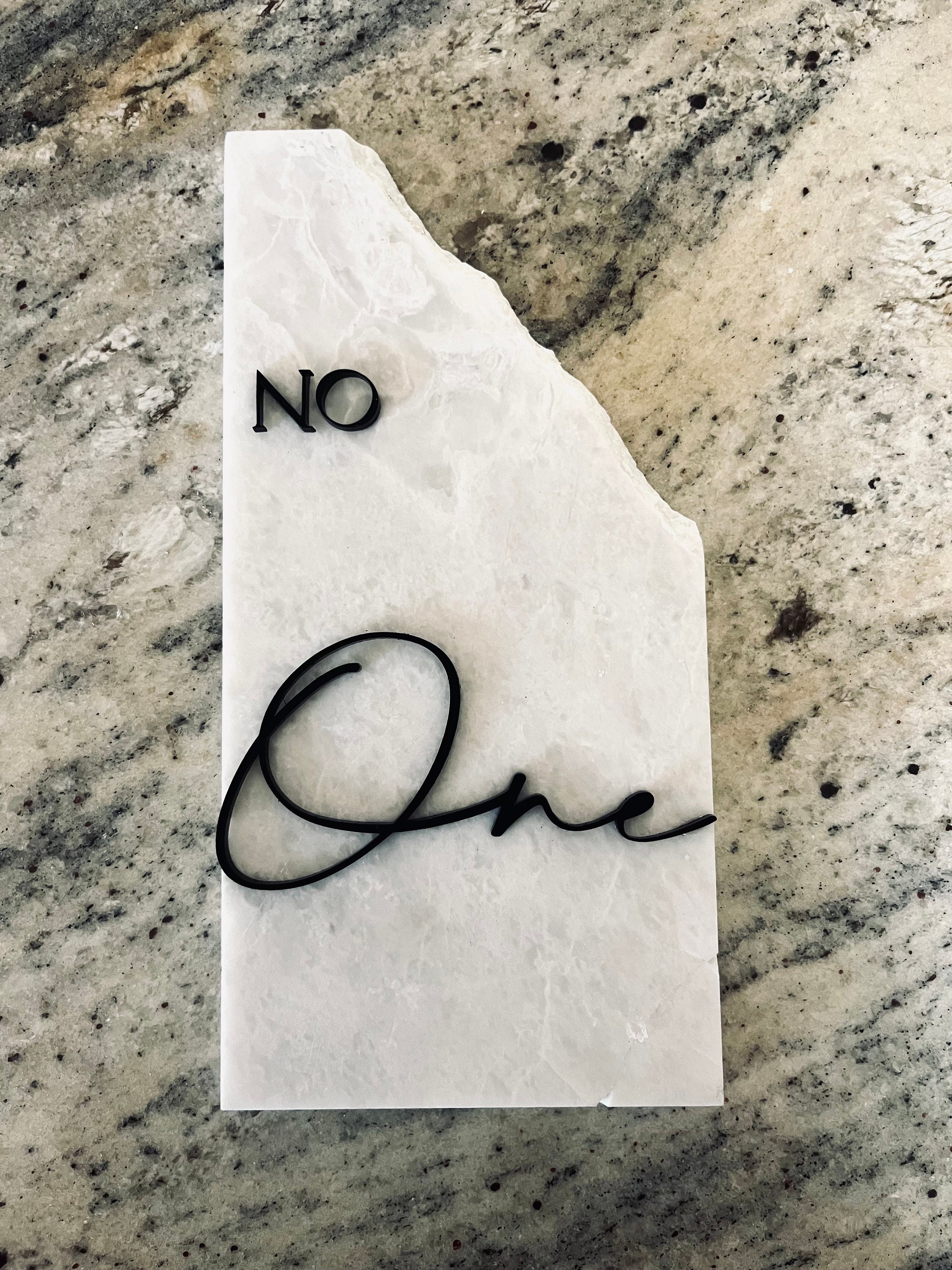 Large Black and White Marble Table Numbers With Acrylic - Etsy