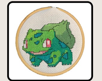 Christmas Bulbasaur Cross Stitch Pattern Pokemon Inspired - Etsy UK