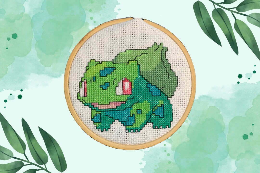 Bulbasaur Cross Stitch Pattern - Etsy