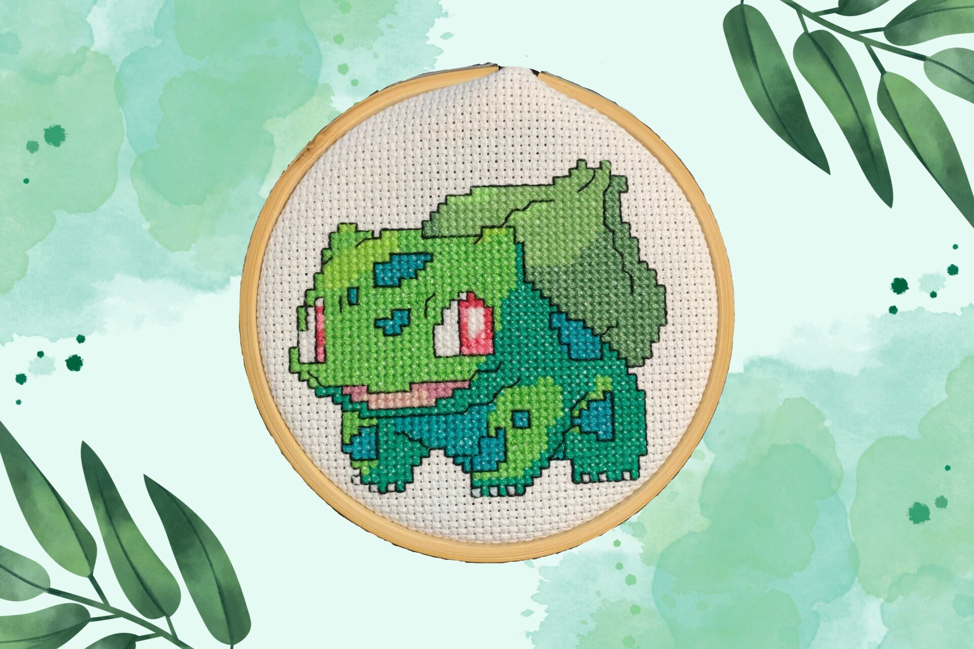 Bulbasaur Cross Stitch Pattern - Etsy