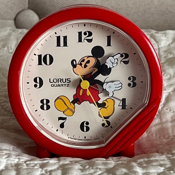 Mickey Mouse Alarm Clock - Etsy
