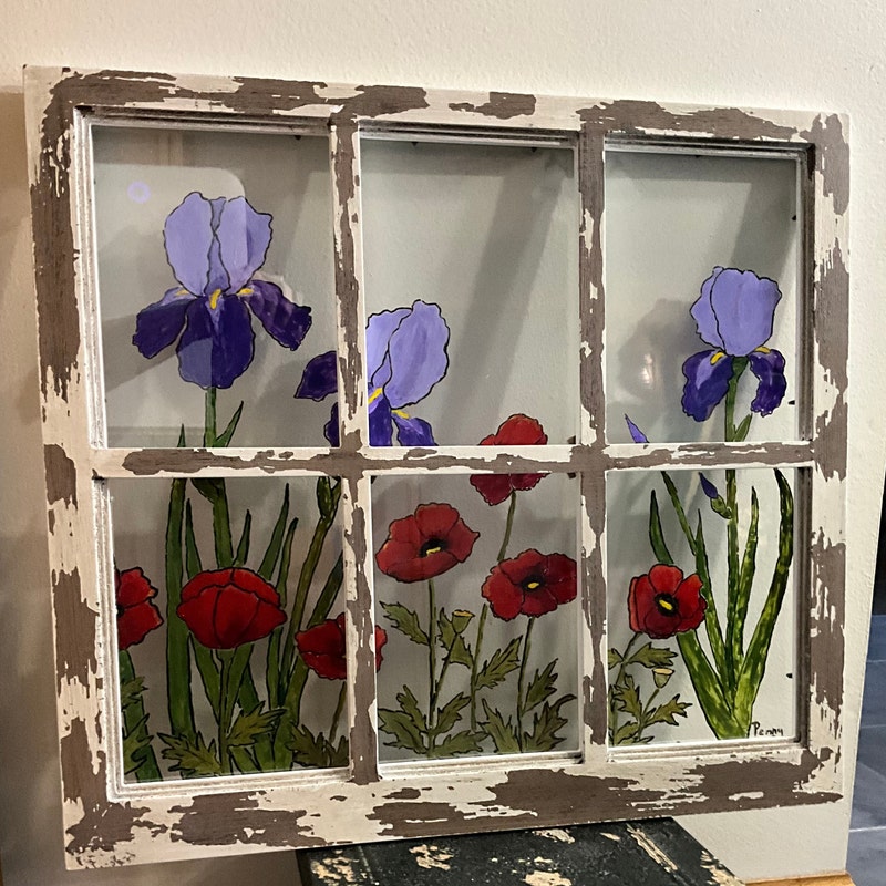 Painted Windows - Etsy