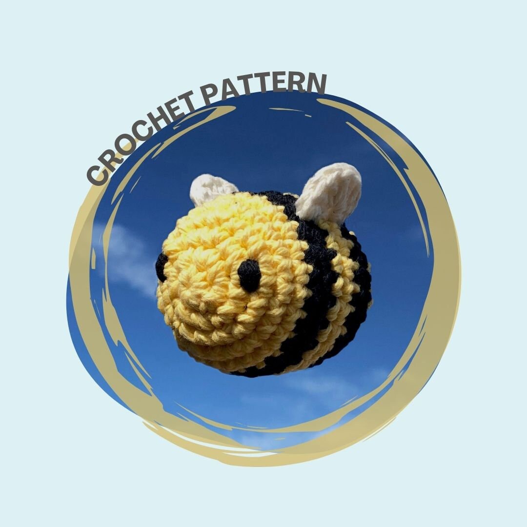 Crochet Bumblebee Pattern- Easy Bumblebee Crochet Pattern, Digital ...