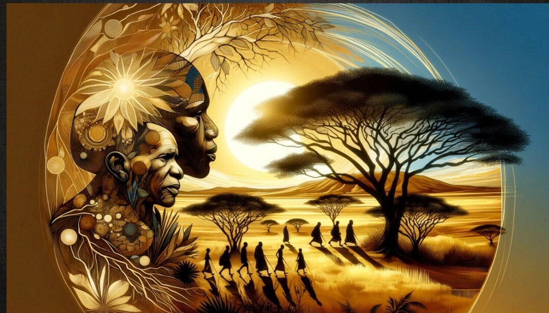 Black People, Safari, Wildlife, Tribes, Wall Art, AI, Digital Download ...