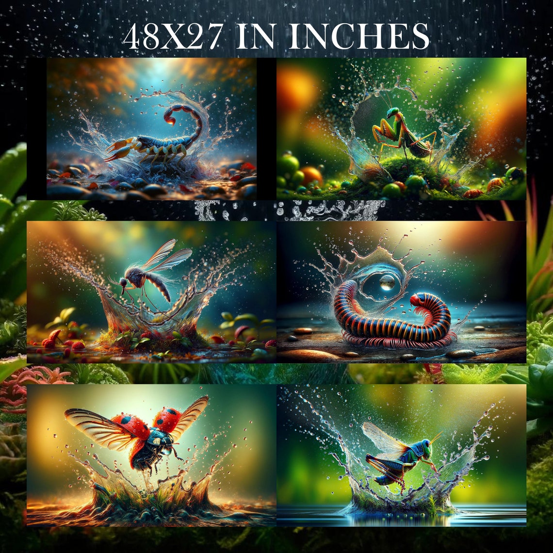 Snail Encounter, High-res JPG. A.I., Digital Download, Wall Art, Device ...