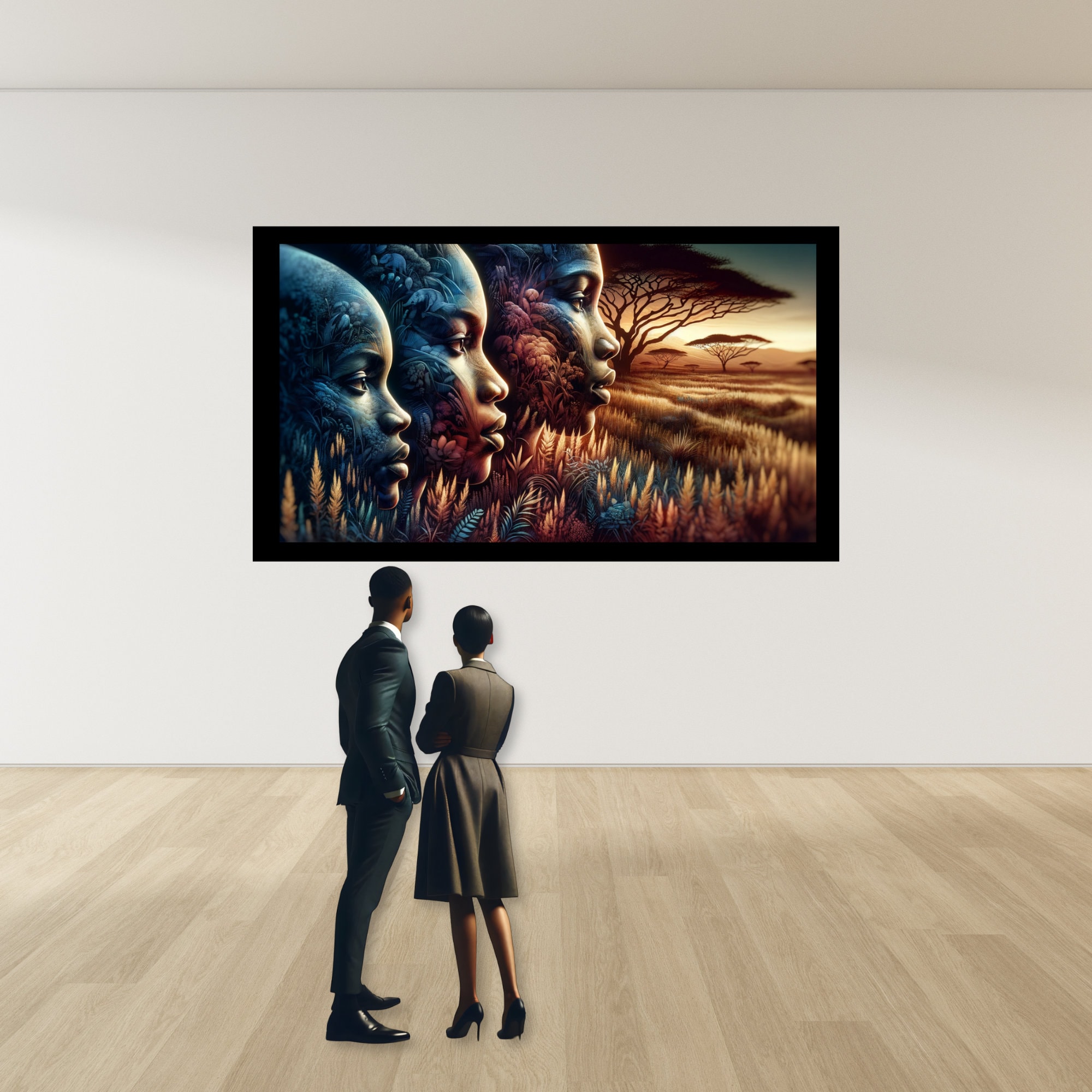 Black Art, Digital Download, Wall Decor, African Art, Printable Art ...