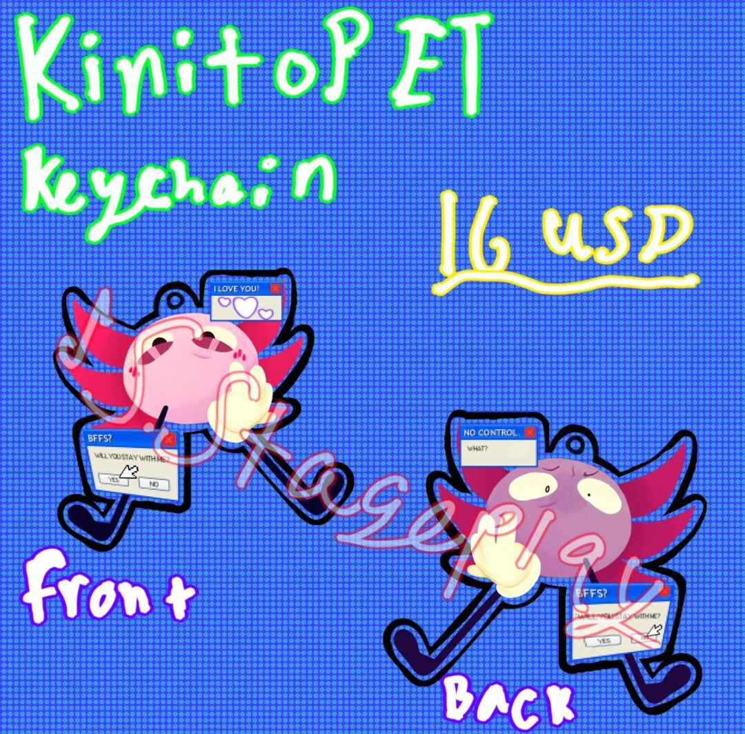 Kinitopet Doublesided Keychain. 76.2 Mm / 3 - Etsy