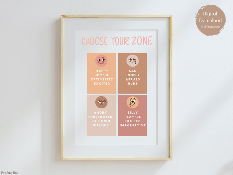 Calming Corner Digital Download for Kids Calming Area Instant Download ...