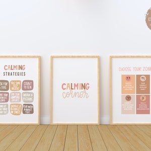 Calming Corner Digital Download for Kids Calming Area Instant Download ...