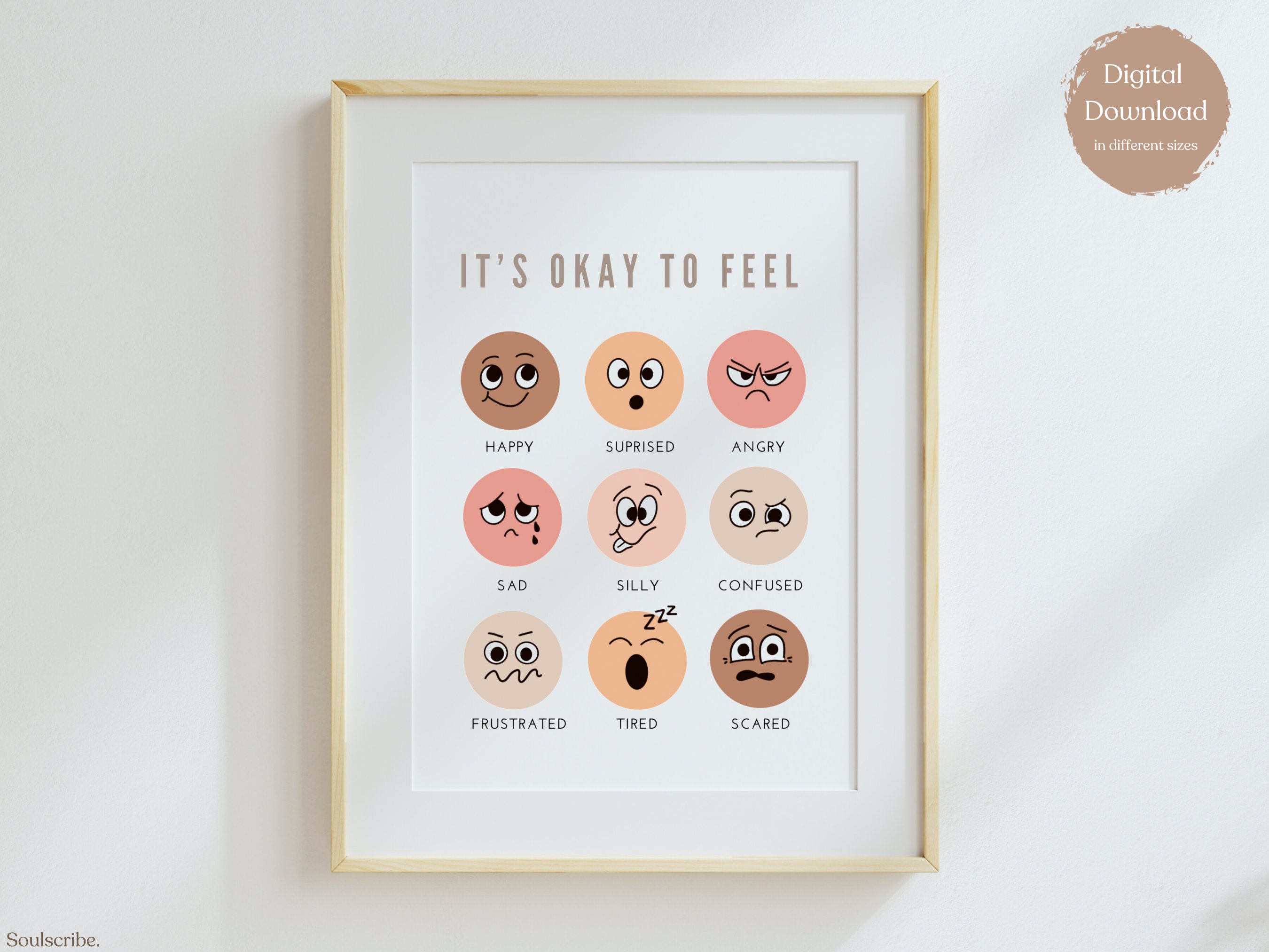 Calming Corner Digital Download for Kids Calming Area Instant Download ...