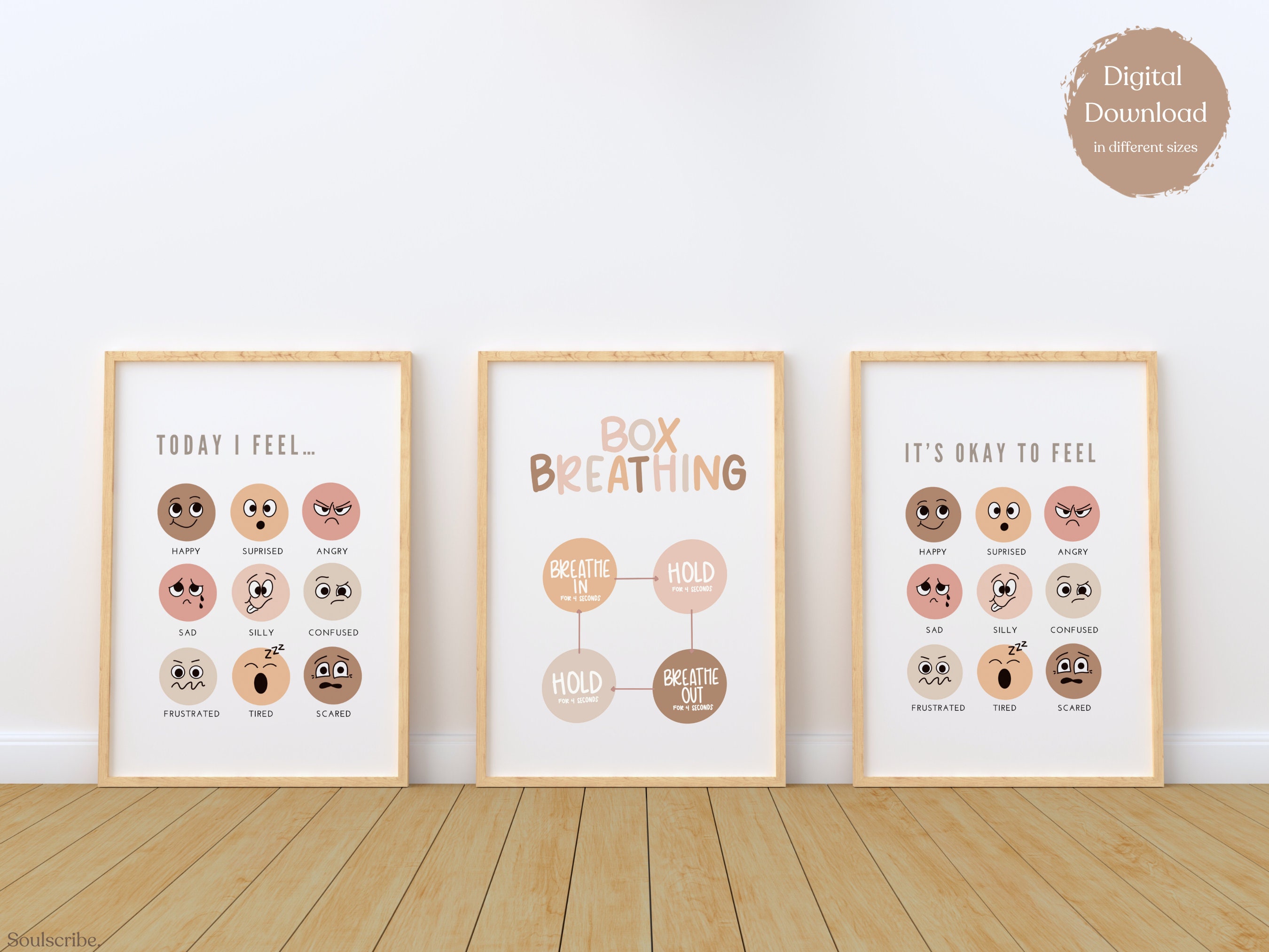 Calming Corner Digital Download for Kids Calming Area Instant Download ...
