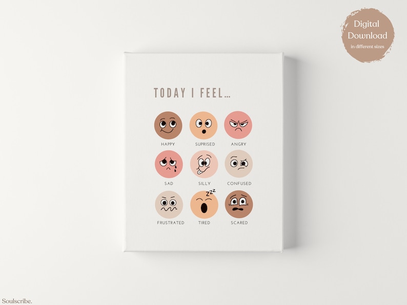 Calming Corner Digital Download for Kids Calming Area Instant Download ...