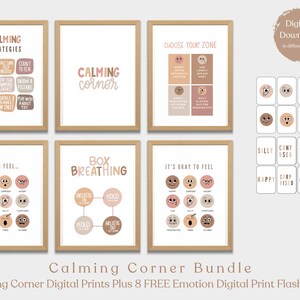 Calming Corner Digital Download for Kids Calming Area Instant Download ...