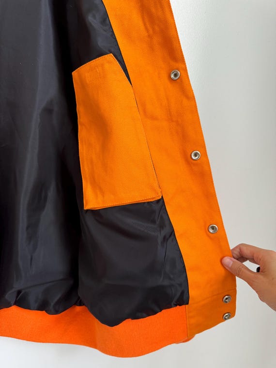 Frank Ocean Channel Orange Racing Jacket - orange and… - Gem