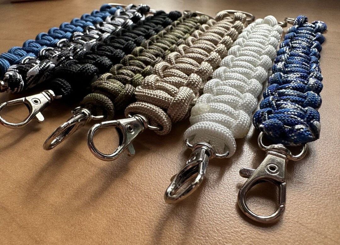 Paracord Keychain Tactical for Keys - Etsy