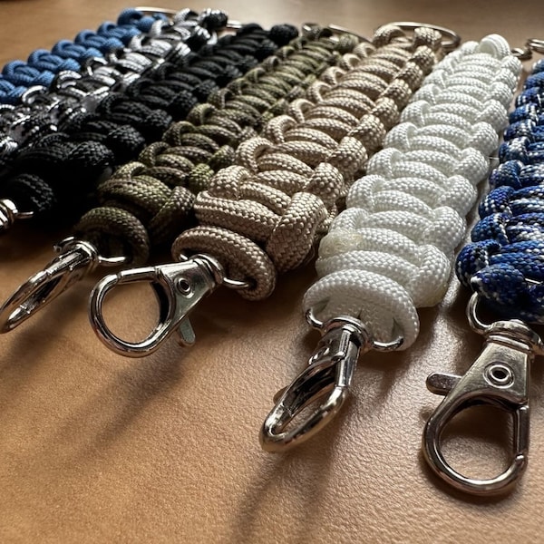 Paracord Keychain - Etsy