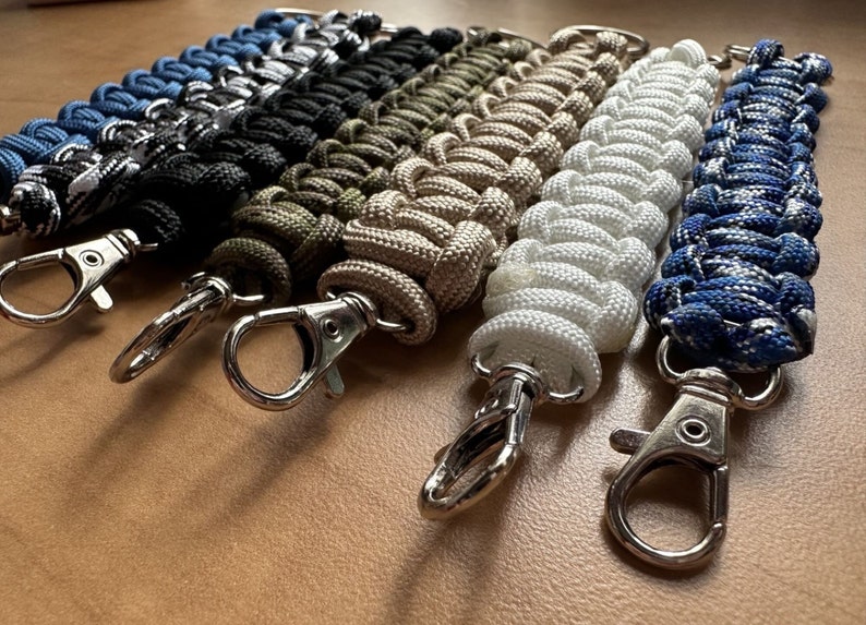 Paracord Keychain Tactical for Keys - Etsy