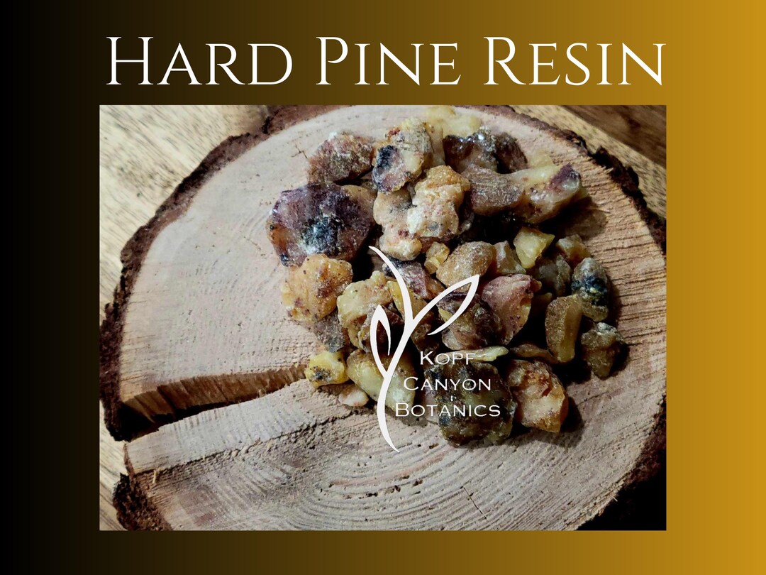 Premium Hard Ponderosa Pine Resin, Sap, Pitch. RAW, Clean, Sustainably ...