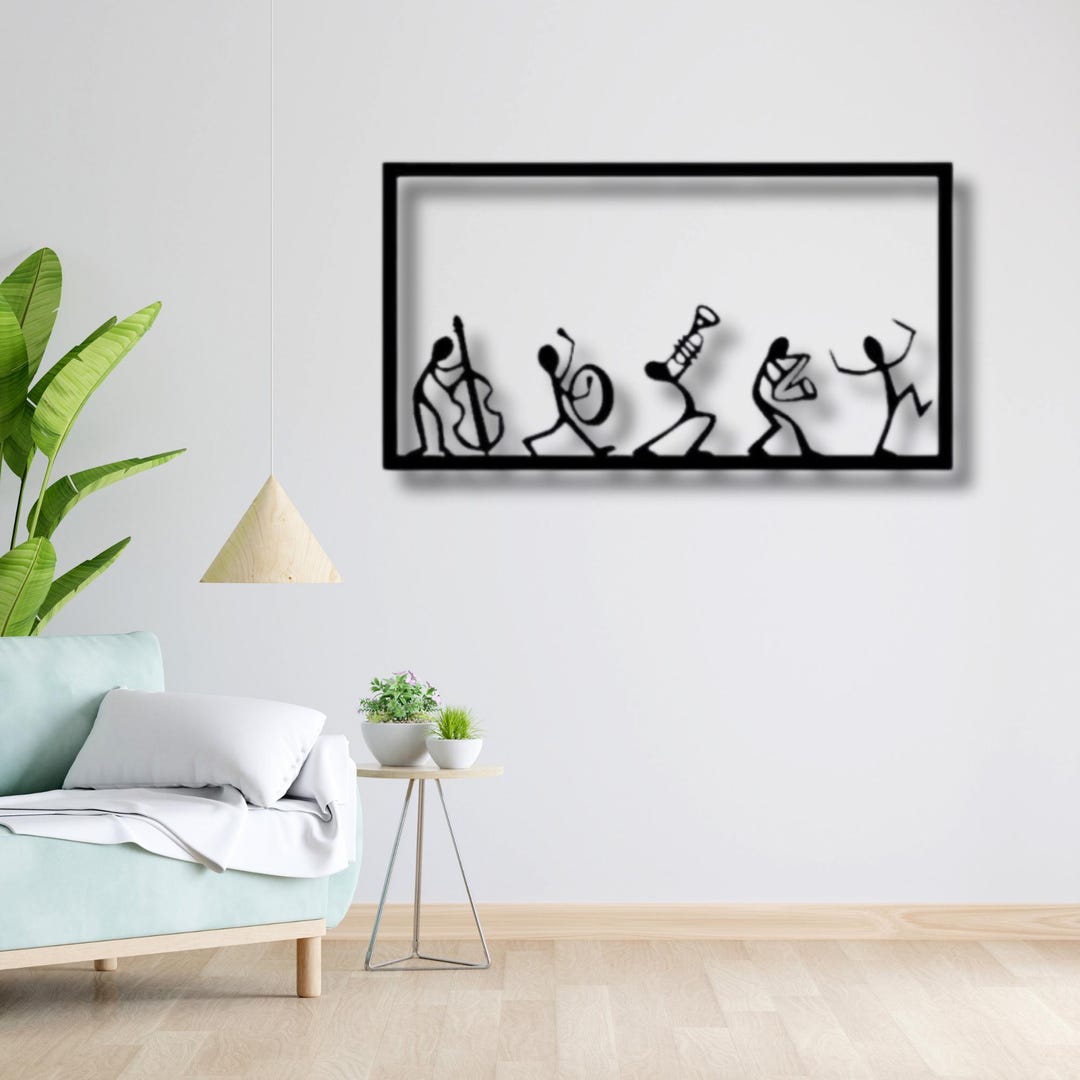 Dancing Playful Figures: Whimsical Home Decor, Unique Art Statues ...