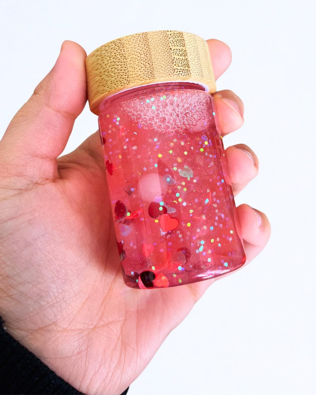Mini Stim Toy Hearts Sensory Shaker | Calm Bottle, Desk Toy, Glitter ...