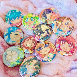 YTTD [your Turn to Die] Holographic Button Pins - Etsy