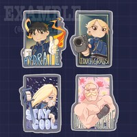 FMA Stickers - Vinyl Die-cut Stickers - Fullmetal Alchemist / Fullmetal ...