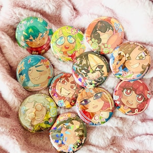 YTTD [your Turn to Die] Holographic Button Pins - Etsy