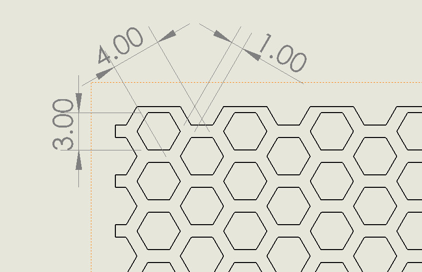 Honeycomb DXF Pattern for Cutting From 4'x8' Sheet. Plasma/laser Cutter ...