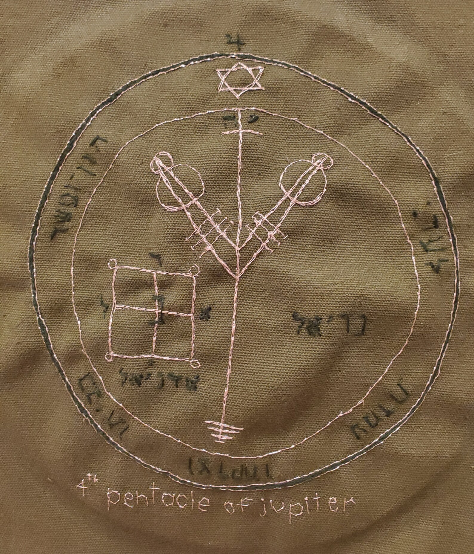 4th Pentacle of Jupiter From the Key of King Solomon - Etsy