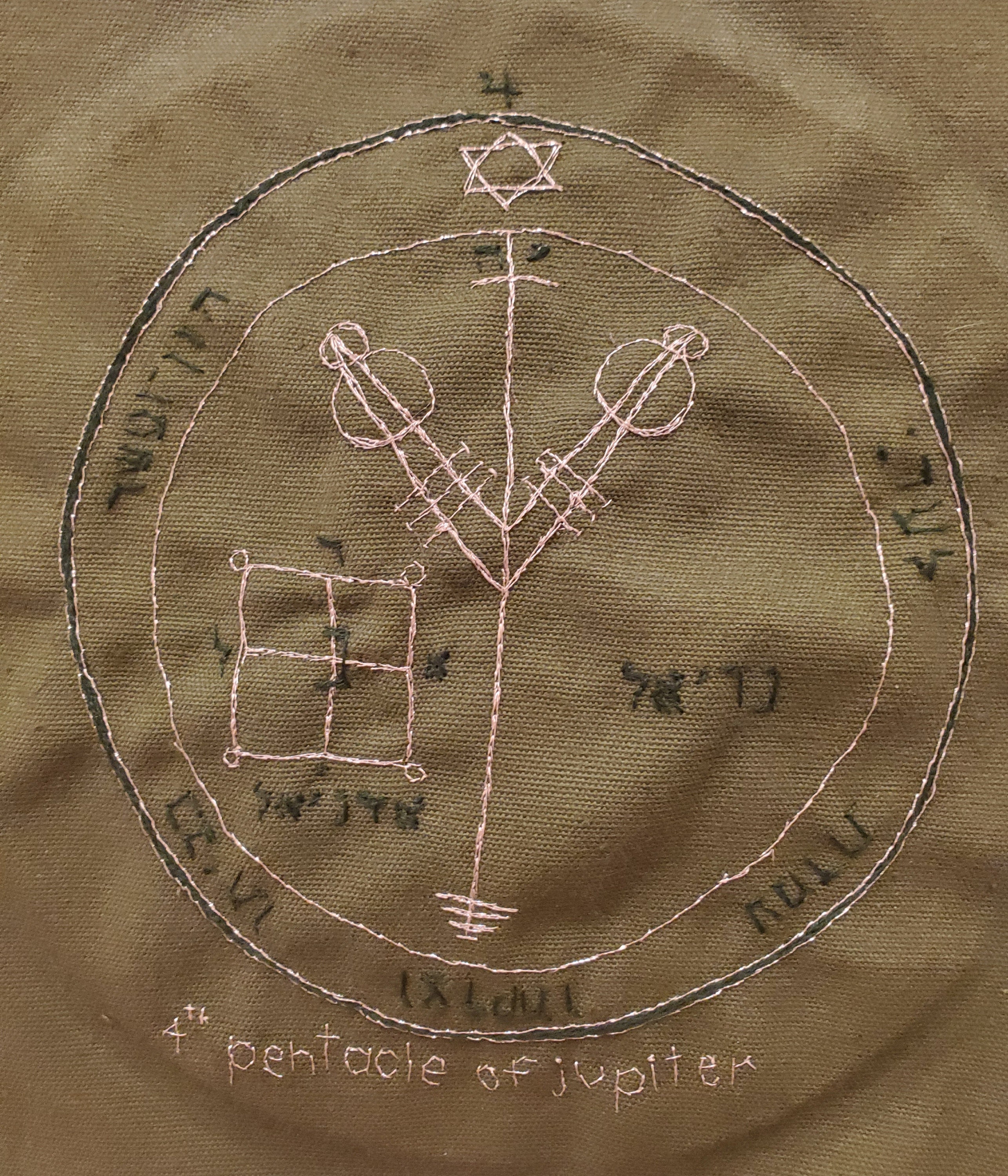 4th Pentacle of Jupiter From the Key of King Solomon - Etsy