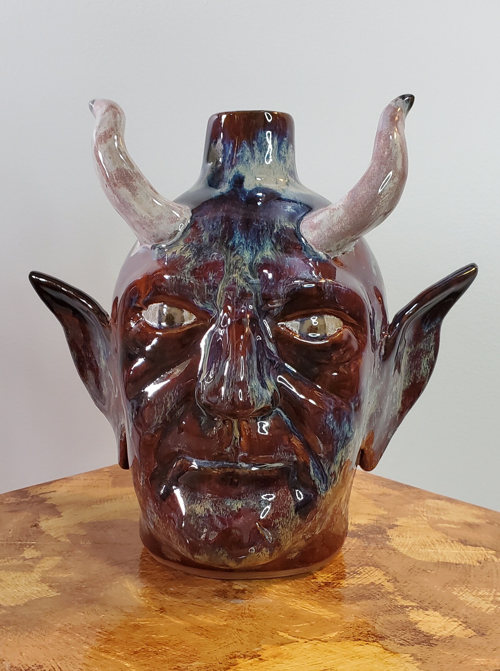 Ron Sullivan Face Jug - Southern Pottery Folk Art, John the Legend - Etsy