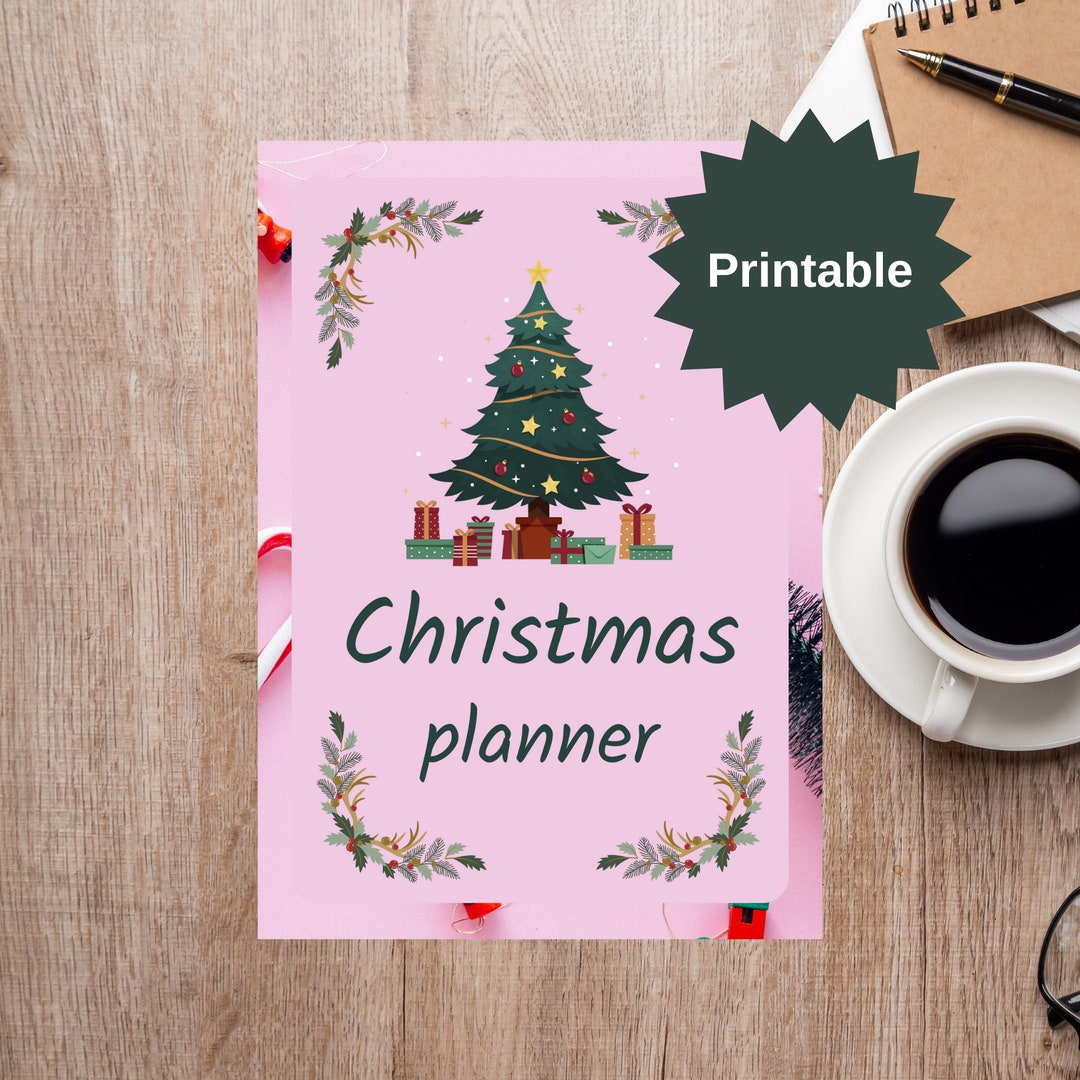 Christmas Planner Printable Christmas Wishlist Christmas Countdown 12 ...