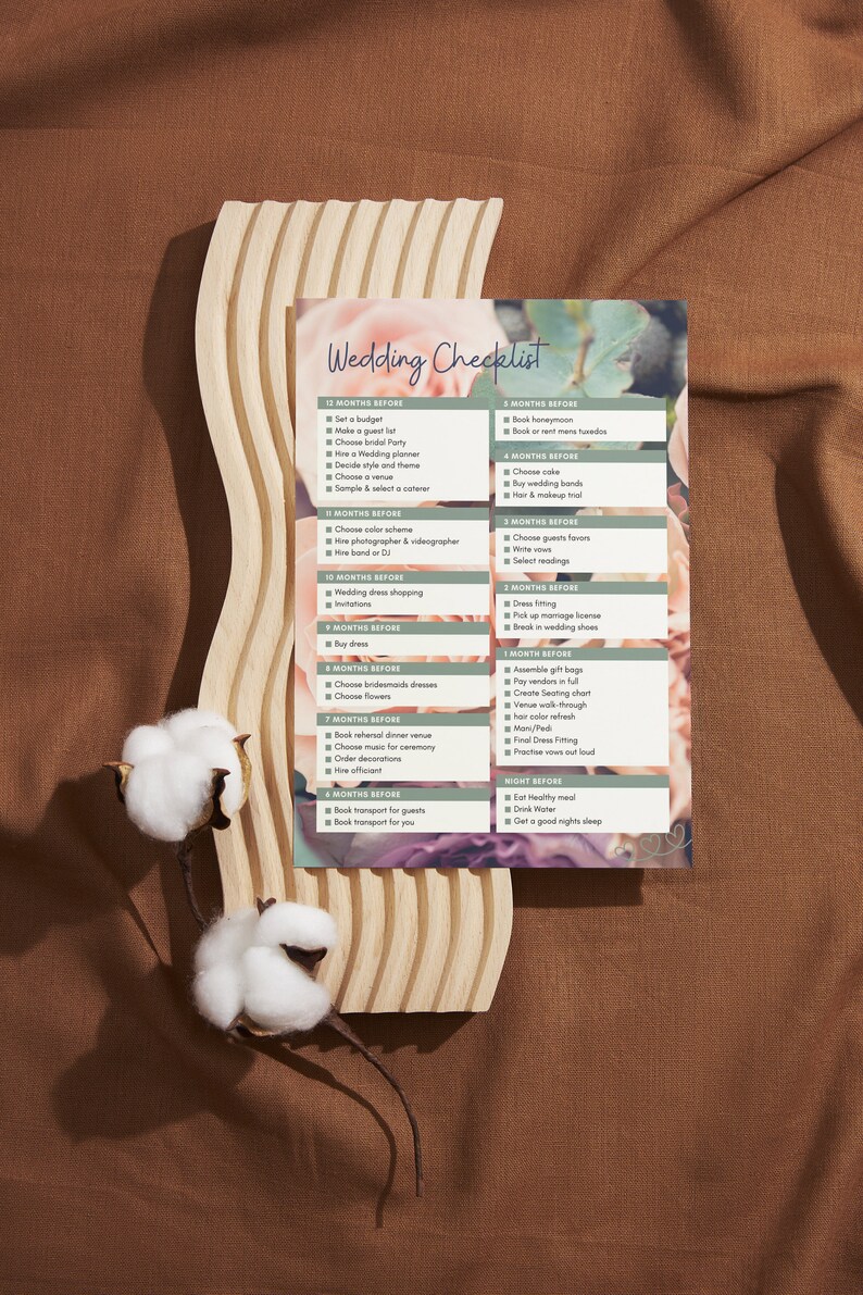 The Best Wedding Checklist Comprehensive Planner for Your Perfect ...