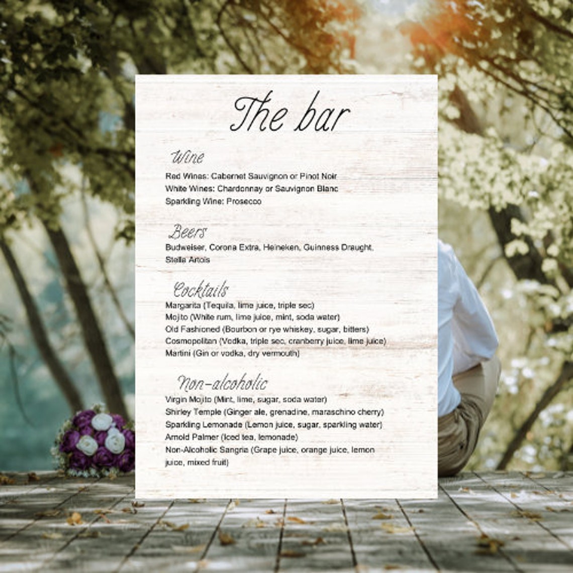 10 Bar Menu Wedding Drinks, Wedding Bar Menu Sign, Bar Menu Template ...