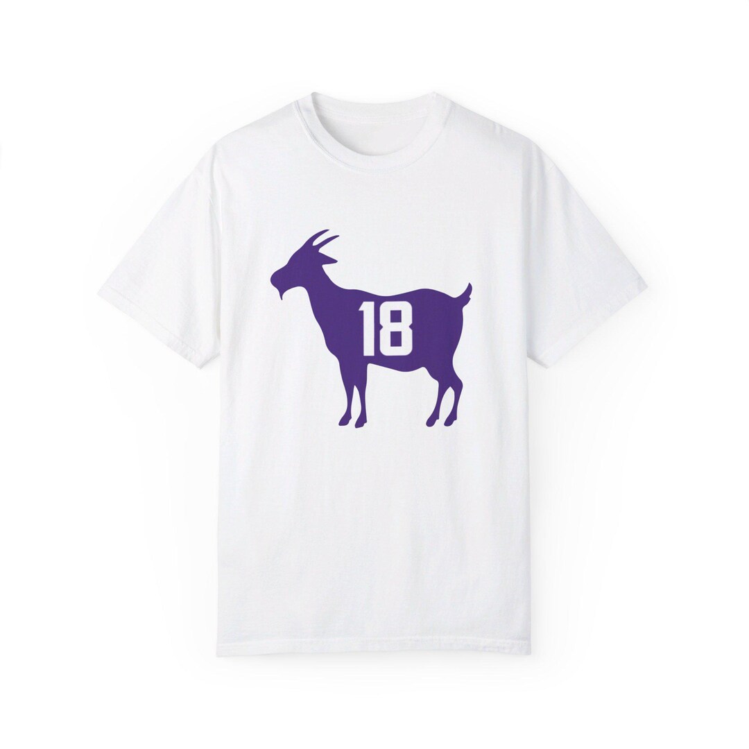 Justin Jefferson, Number 18, Vikings, Goat, Football Fan, Vikings ...