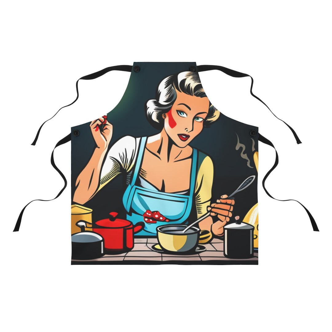 Pin up Girl Cooking Apron AOP - Etsy