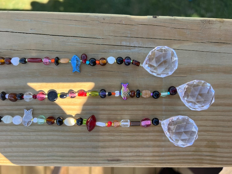 Fishing Themed Handmade Beaded Sun Catcher - Etsy
