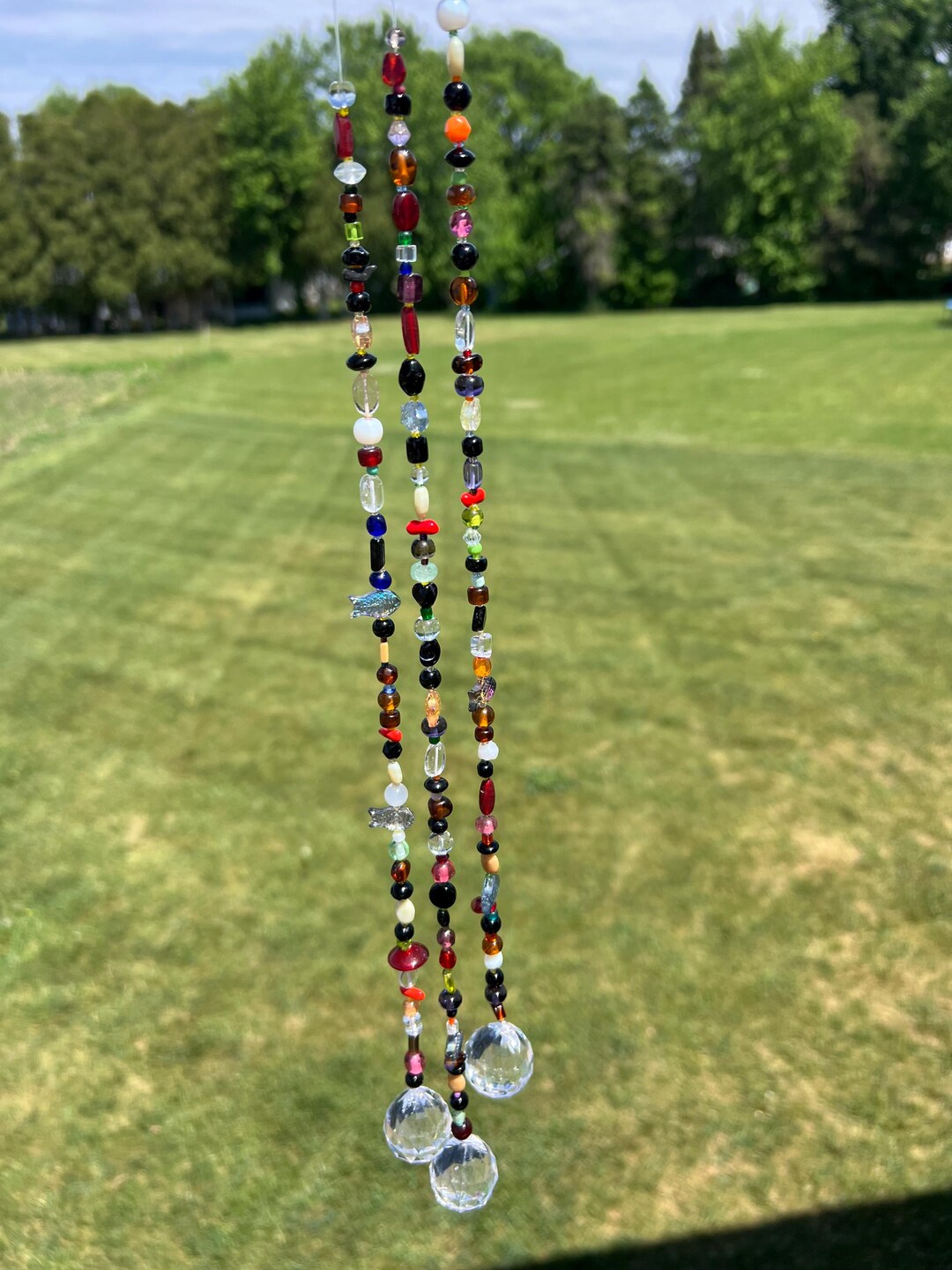 Fishing Themed Handmade Beaded Sun Catcher - Etsy