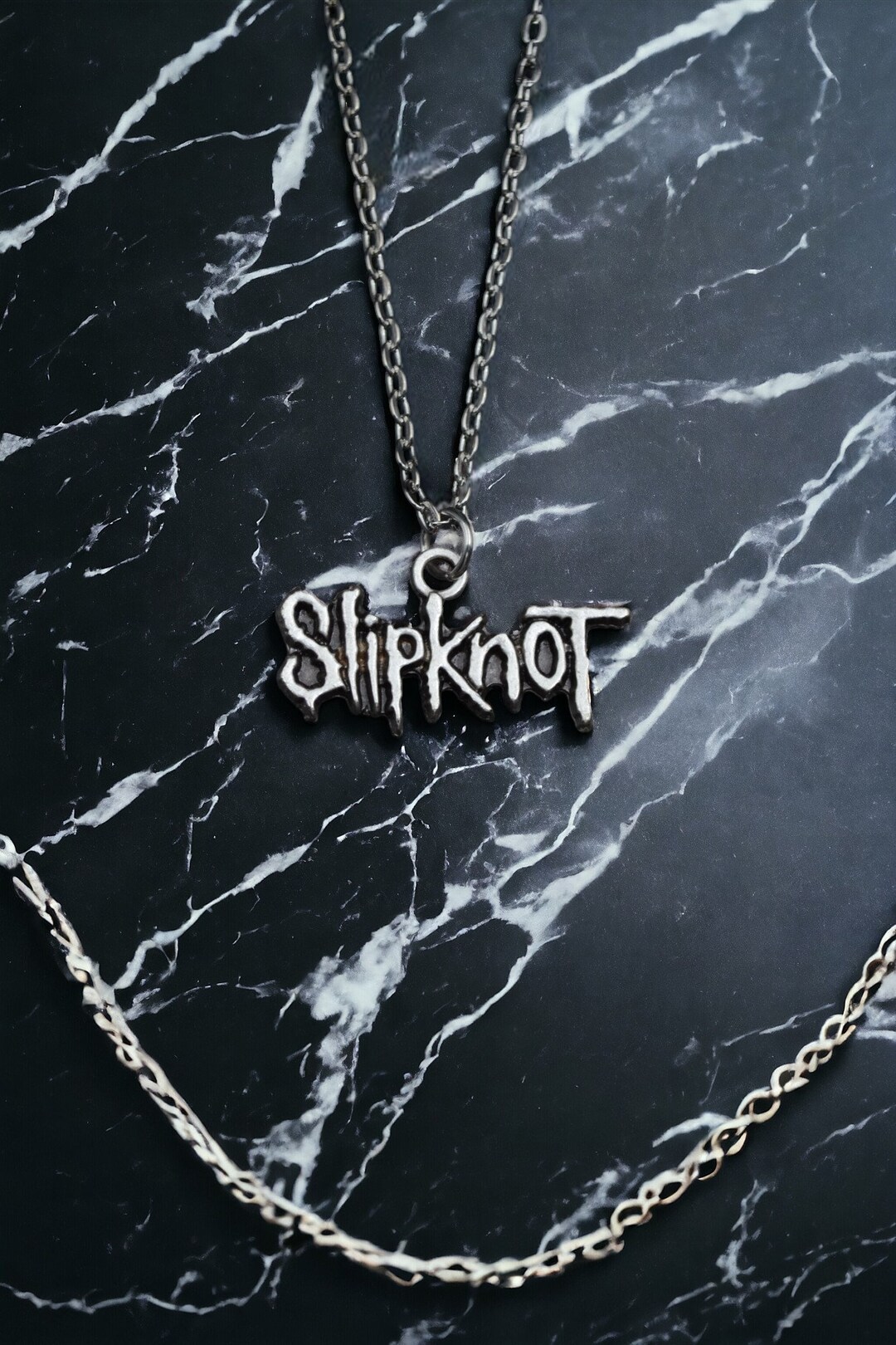 Slipknot Necklace, Heavy Metal Music Band Jewelry, Handcrafted Slipknot ...