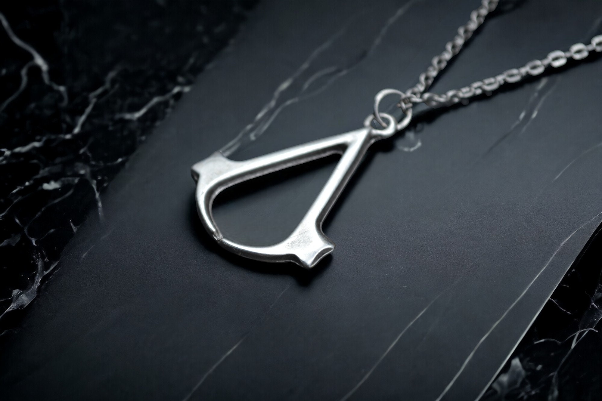 Assassin Necklace - Symbol of Stealth and Adventure - Gaming Jewelry ...