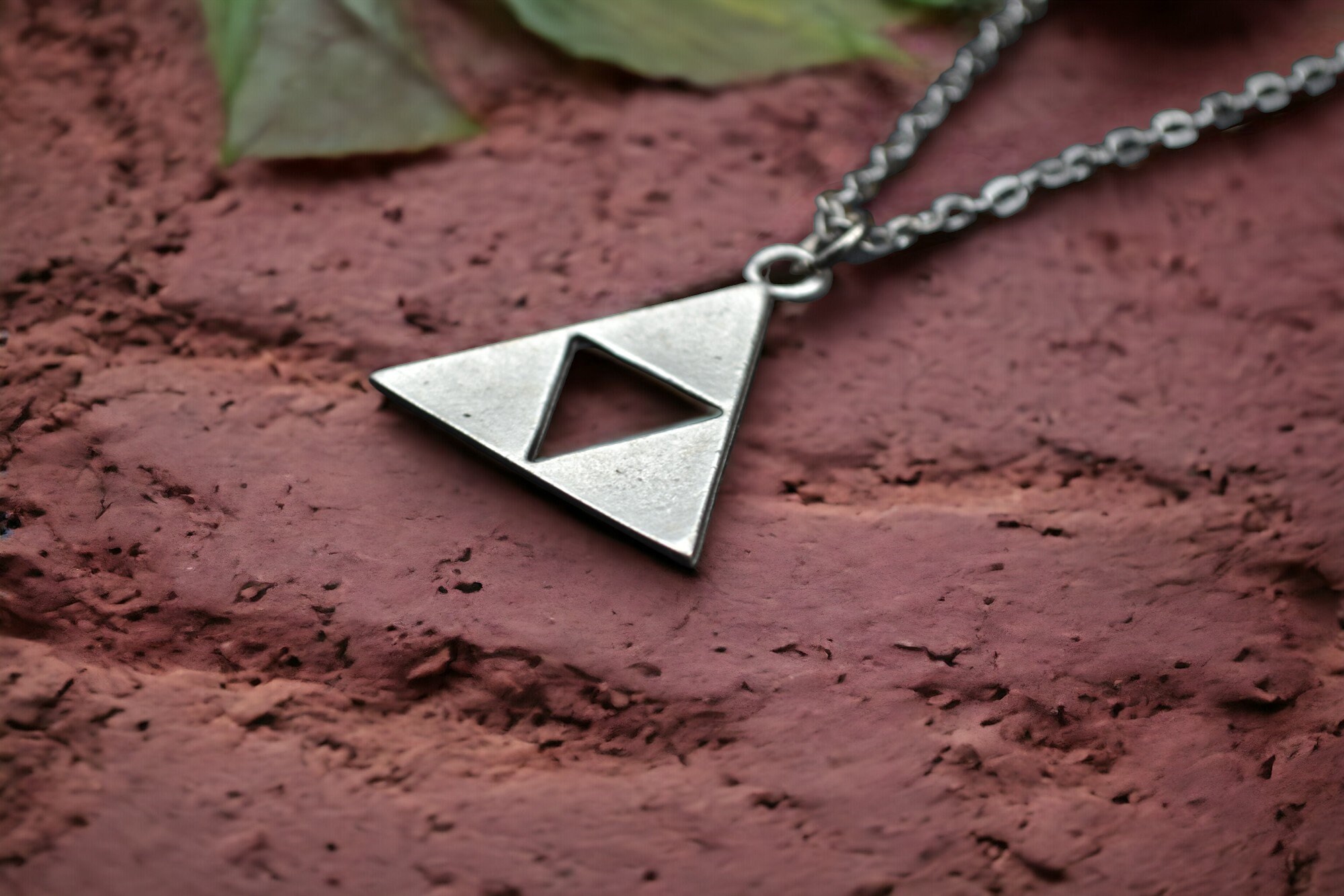 Legend of Zelda Necklace - Royal Crest Triforce Pendant - Hylian Crest ...
