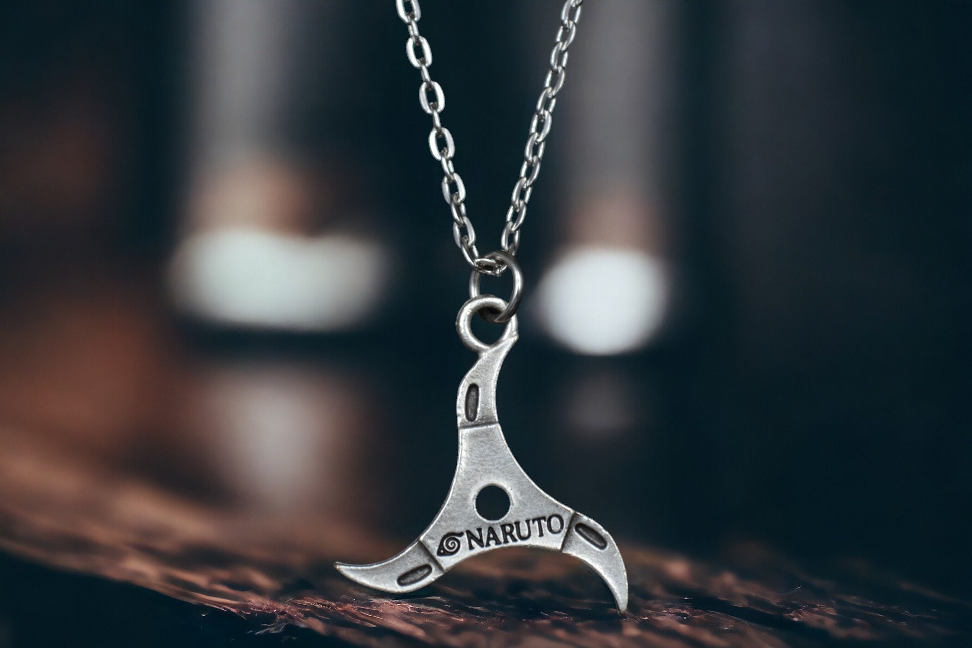 Anime Naruto Hokage Shuriken Star Necklace Anime Jewelry, Cosplay ...