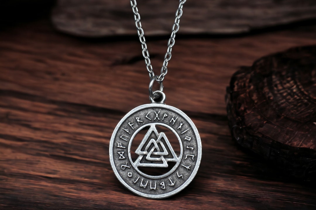 Viking Valknut Norse Amulet Pendant - Symbol of Viking Power and ...