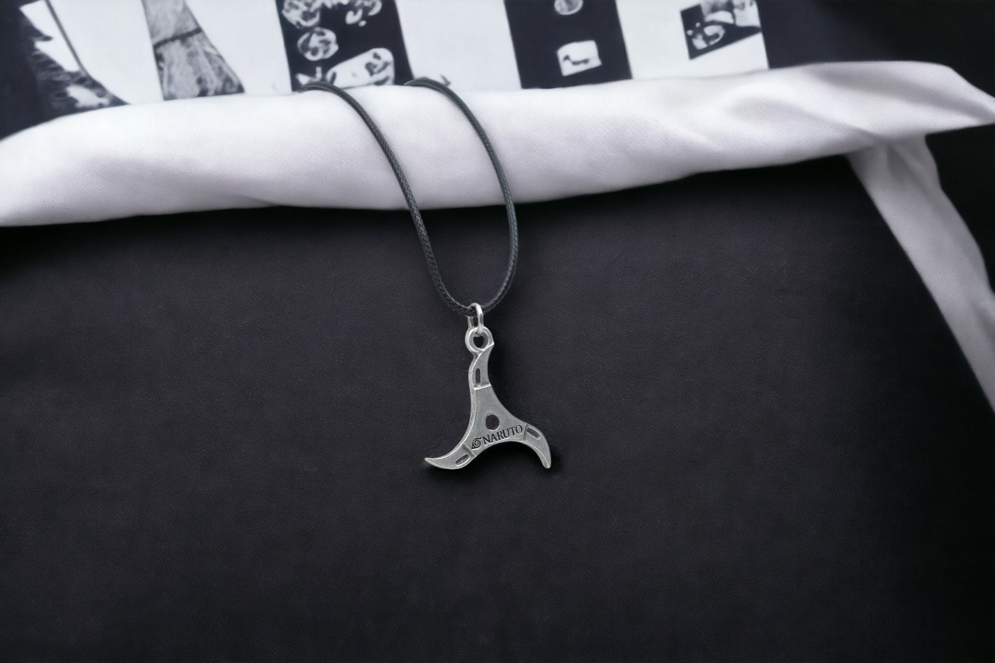 Anime Naruto Hokage Shuriken Star Necklace Anime Jewelry, Cosplay ...